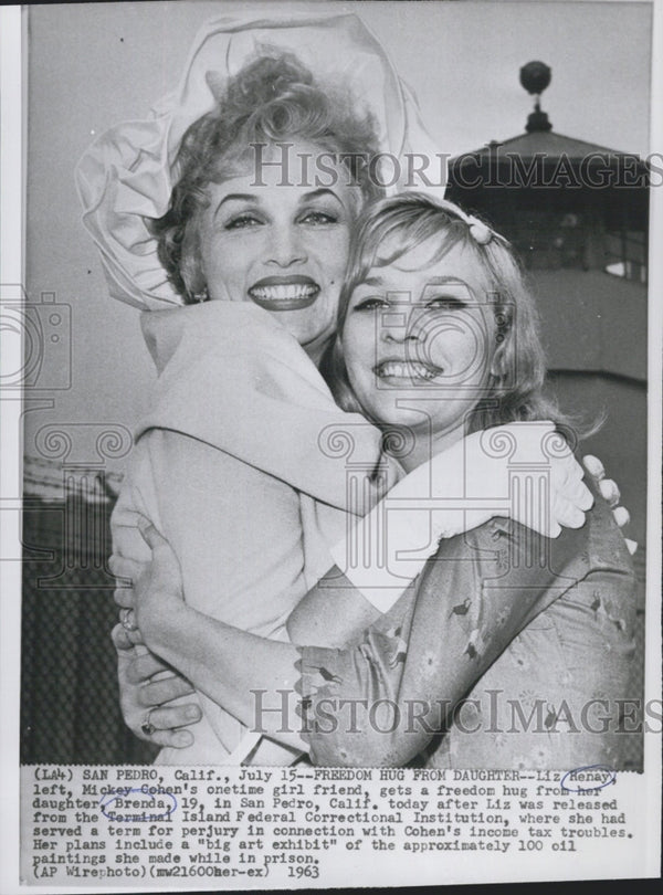 Liz Renay & daughter Brenda released fro perjury sentence 1963 Vintage ...