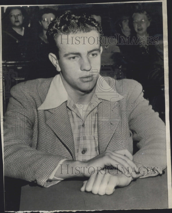 Gerald Welch Sentenced For Killing Girlfriend 1947 Vintage Press Photo ...