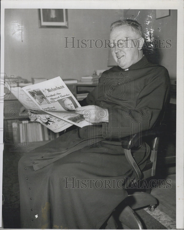 Rev. Father Daniel P. Lyons President of St. Michael's 1951 Vintage ...