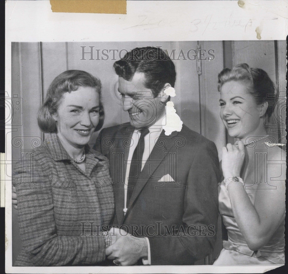 Frances Farmer with Hugh O'Brien and Martha Hyer. 1957 Vintage Press ...