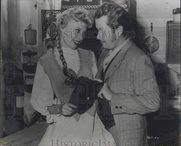 Barbara Ruick and Robert Rouseville in the musical "Carousel" 1956 ...