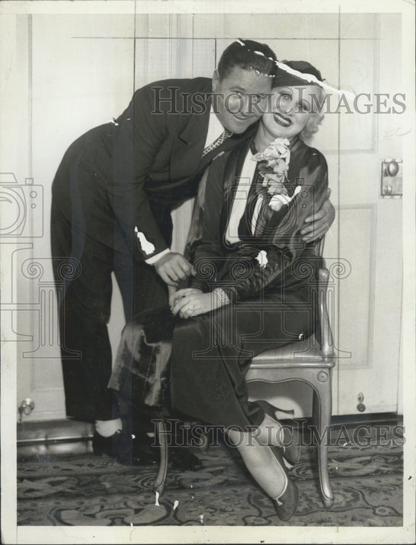 Actor Jack Oakil & Hazel Forbes 1933 Vintage Press Photo Print ...