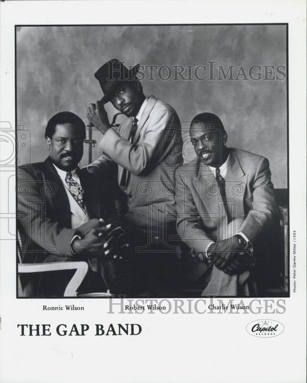 Members Of The Gap Band 1989 Vintage Press Photo Print - Historic Images