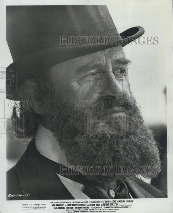 Actor Lawrence Naismith in "Young Winston" 1972 Vintage Press Photo ...
