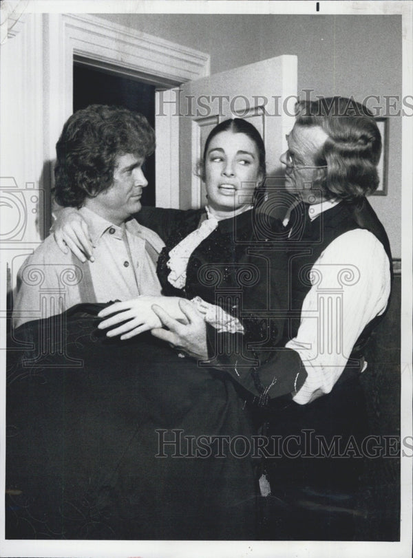 Michael Landon Anne Archer Hagan "Little House on The Prairie" 1974 Vintage Press Photo Print ...