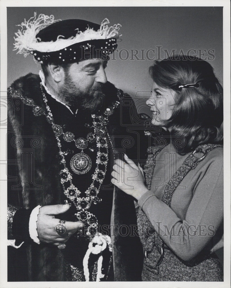 Sebastian Cabot Actor With Kathy Garver in "Family Affair" 1971 Vintage ...