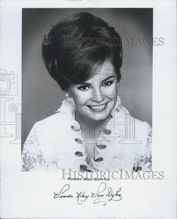 Miss America 1965 Vonda Kay Van Dyke 1969 Vintage Press Photo Print ...