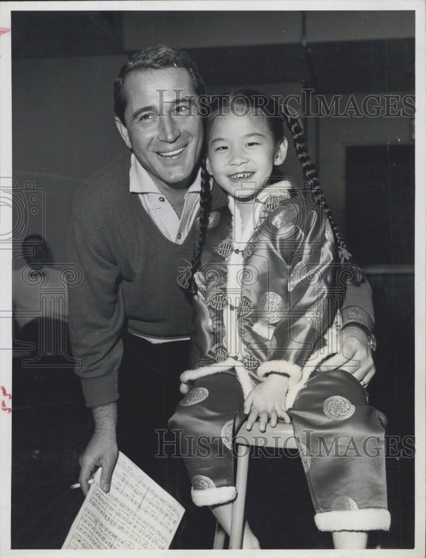 Ginny Tiu on "The Perry Como Show" 1960 Vintage Press Photo Print ...