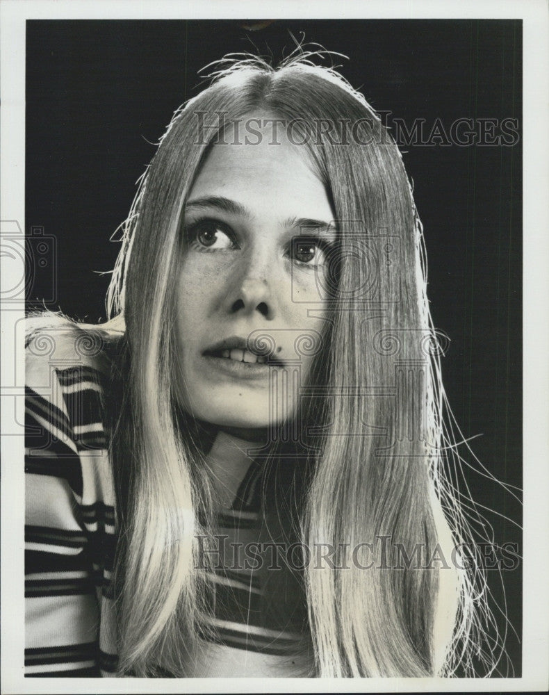 Actress Tippy Walker Starring In TV Series "Peyton Place" 1968 Vintage Press Photo Print ...