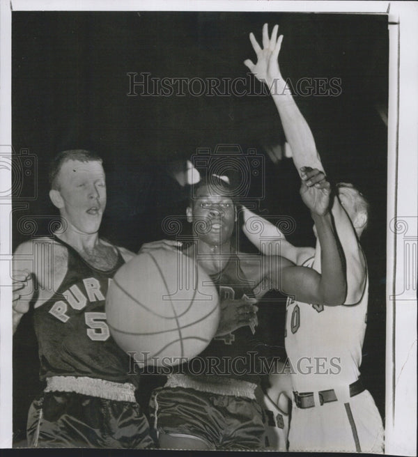 Purdue Basketball Players Bill Graves And Lamar Lundy 1957 Vintage ...