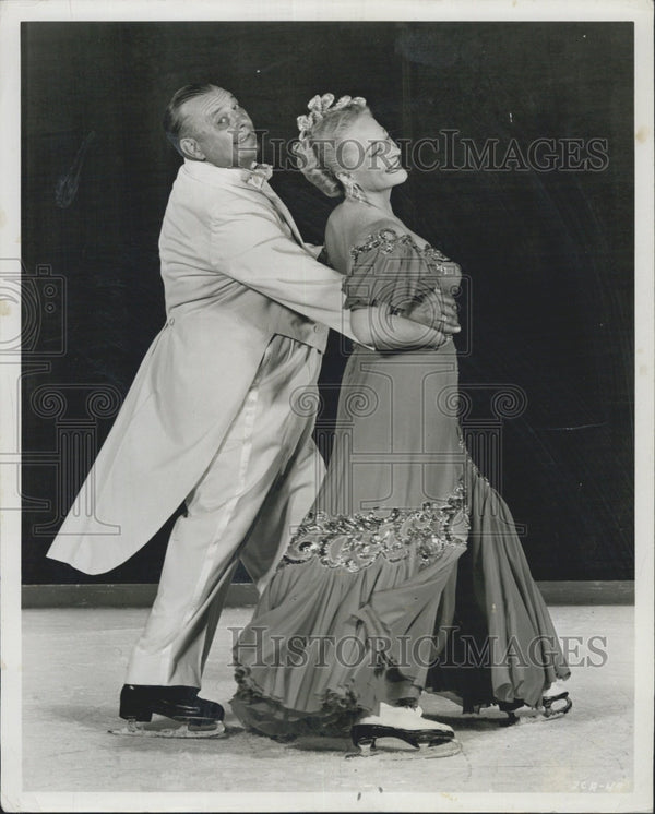 Orrin Markhus Irma Thomas "Ice Capades" 1952 Vintage Press Photo Print ...