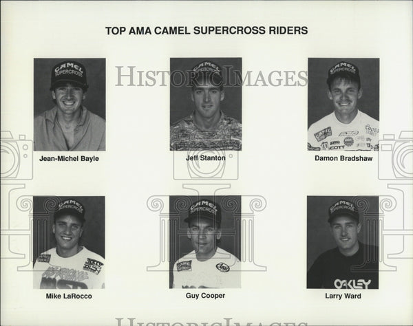 AMA Camel Supercross J M BayleJ StantonD BradshawG Cooper 1992 Vintage ...