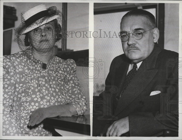 Commander Earl Winfield Spencer wife Mrs. Norma Spencer 1940 Vintage ...