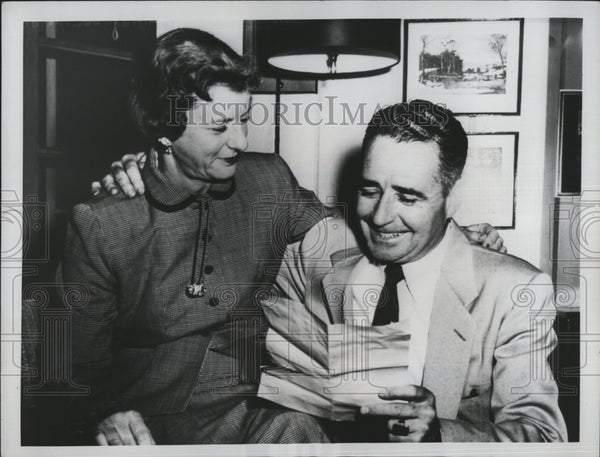 Mr. And Mrs. W.G. Parks Showing Joy As Son Was Released 1955 Vintage ...