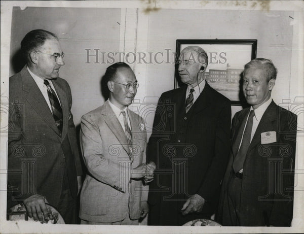 Reverend Harold Mathews Dr CC Lin Leon Conwell Dean William 1947 ...