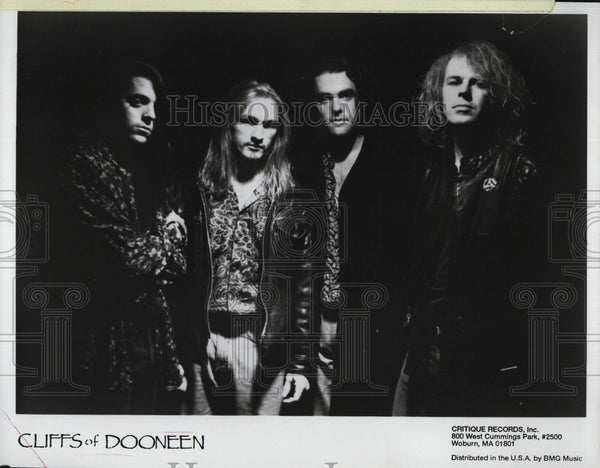 Members Of Music Group Cliffs Of Dooneen Vintage Photo Print - Historic ...