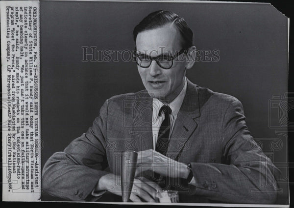 Assistant Secretary of State William P. Bundy 1968 Vintage Press Photo ...