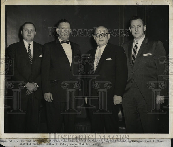 Paul Collier D.J. DeWitt Karl Shaw and Walter Welch at 1959 Vintage ...