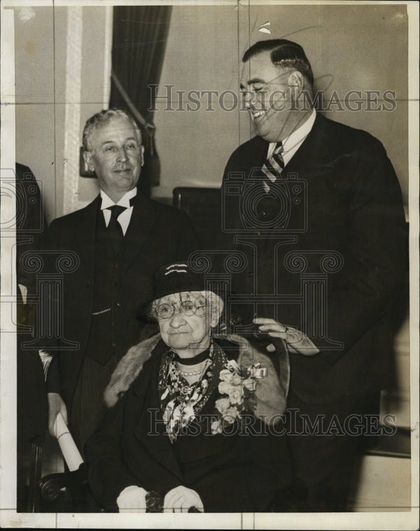Mrs John Dolan With Son Judge Arthur Dolan 1937 Vintage Press Photo ...