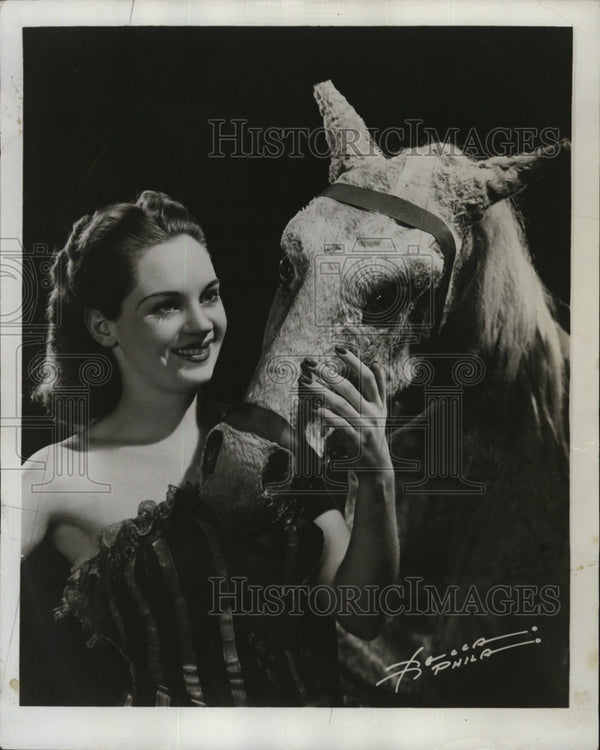 Pat Carlin and Penny the horse in "Penny the Horse". 1949 Vintage Press ...