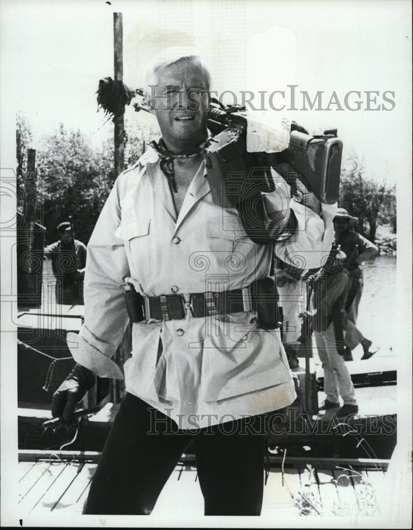 George Peppard "The A-Team" 1984 Vintage Press Photo Print - Historic ...