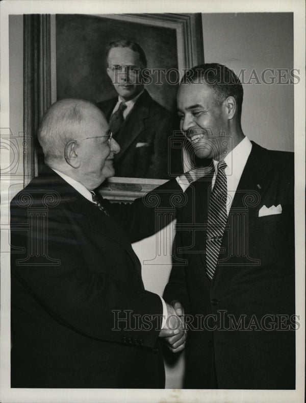Arthur Spingarn NAACP Roy Wilkins 1955 Vintage Press Photo Print ...