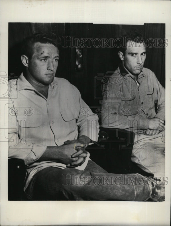 Leon Dennis Woolery & Orville Townsend in slaying case 1956 Vintage ...