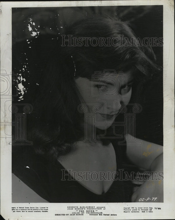 Actress Adrienne Corri in "The River" 1958 Vintage Press Photo Print ...