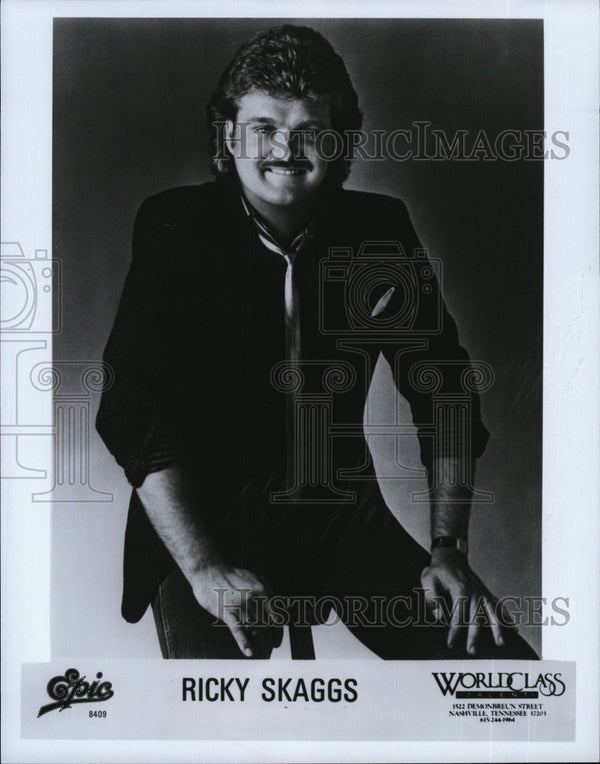 COPY Ricky Skaggs Song Artist Vintage Photo Print - Historic Images
