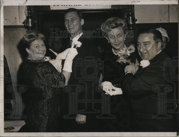 Sen. Pres. & Mrs. John E. Powers Gov. & Mrs. Endicott Peabody 1963 ...