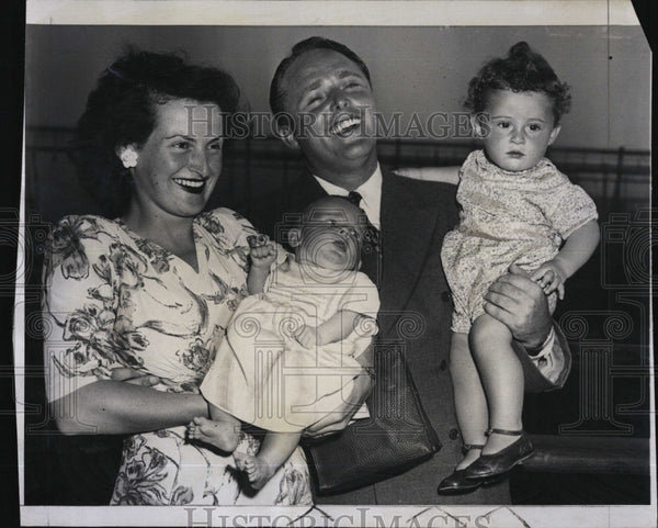 Tenor Christopher Lynch with his wife Dympene and Children. 1947 ...