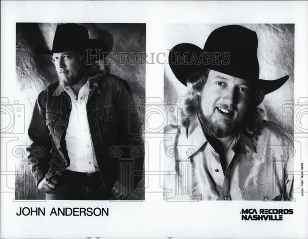 Country Singer John Anderson Vintage Photo Print - Historic Images