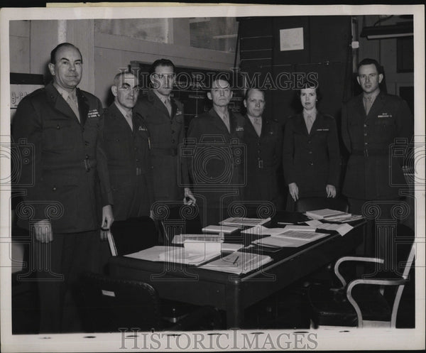 Lt. Col. Reginald S. Ward George Searle Lt. Col. M. Schacher 1953 ...