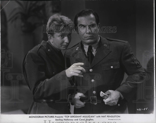 1942 Actor Nat Pendleton in "Top Sergeant Mulligan" - Historic Images