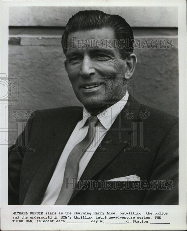 Michael Rennie Actor The Third Man - Historic Images