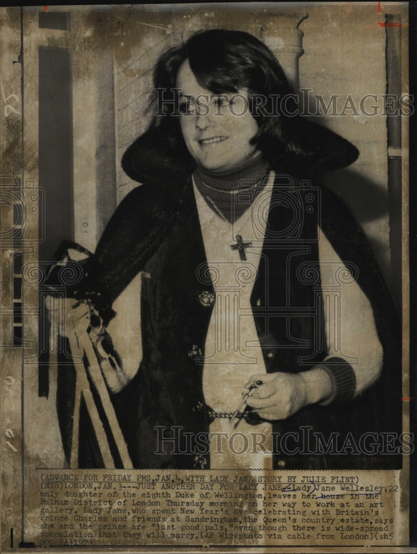 1973 Lady Jane Wellesley, daughter of eight Duke of Wellington ...
