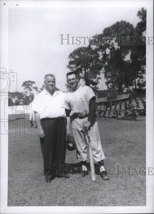 1941 Jack Rossiter & Dave Drapp At Baseball Camp - RSM10353 - Historic ...