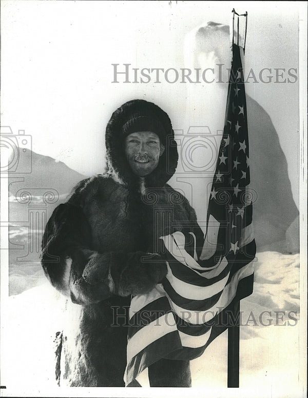 1983 Press Photo "Cook & Perry the Race to the Pole" Richard Chamberla ...