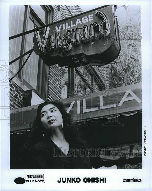 Press Photo Musician, Junko Onishi on Blue Note music - Historic Images