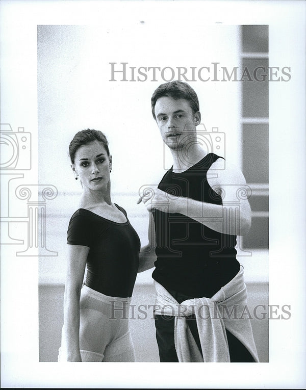 Press Photo Christopher Wheeldon, Alexsandra Koltun, Dancer - Historic ...