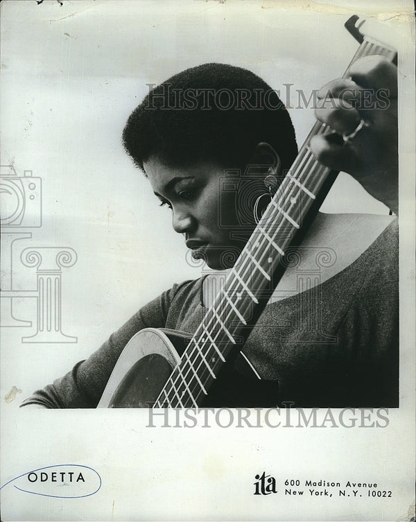 1970 Press Photo Odetta, American Folk music and Jazz blues singer ...