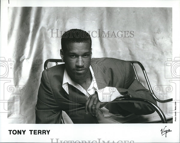Press Photo Tony Terry, American Soul New Jack Swing Singer, Rhythm An ...