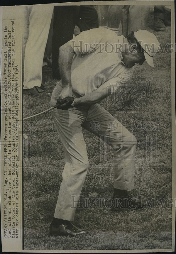 1966 Press Photo Golfer Tommy Bolt at Thunderbird Golf Classic ...