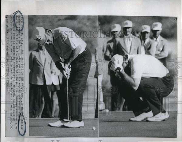 1972 Press Photo Golfer Miller Barber at Dean Martin Tucson Open ...