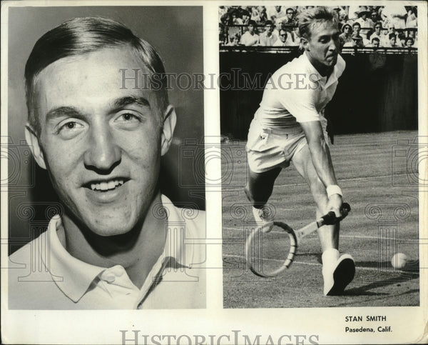 1967 Press Photo Tennis player Stan Smith from Pasadena,Calif ...