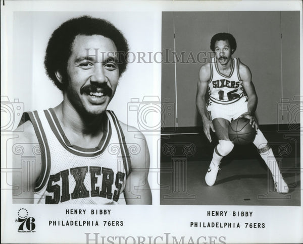 Press Photo Henry Bibby of the Philadelphia 76ers basketball team ...