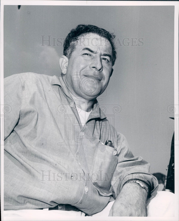 1964 Speedboat Owner Francis Racioppi Press Photo - Historic Images