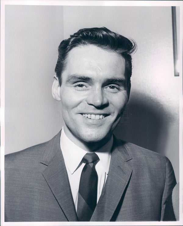 1964 Skating Clown John Labrecque Press Photo - Historic Images