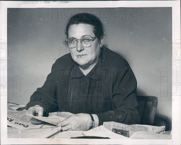 1951 German Catholic Centrist Party Helene Wessel Photo - Historic Images