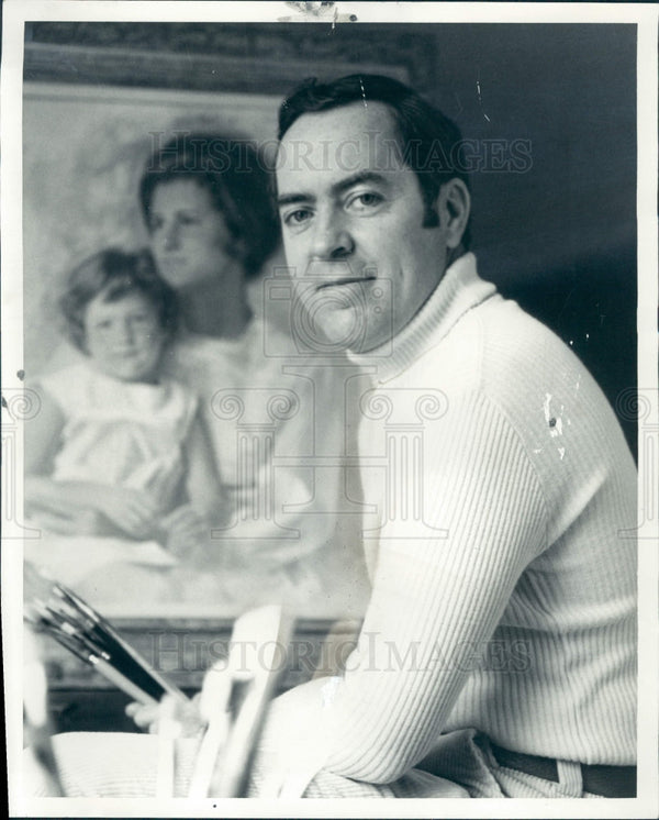 1973 Artist William H Whittingham Press Photo - Historic Images
